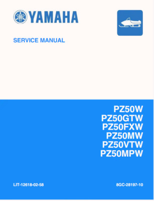 Yamaha 2007-2008 PZ50 Phazer Service Manual | eBay