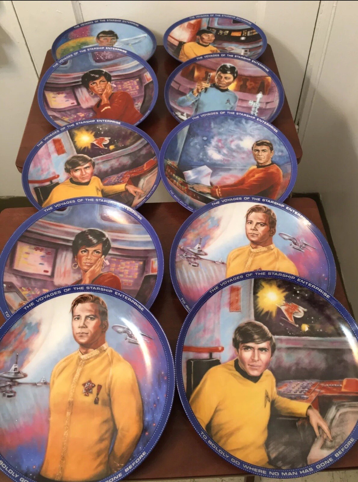 Star Trek Plates Of 1966,1983 Hamilton Collection | eBay