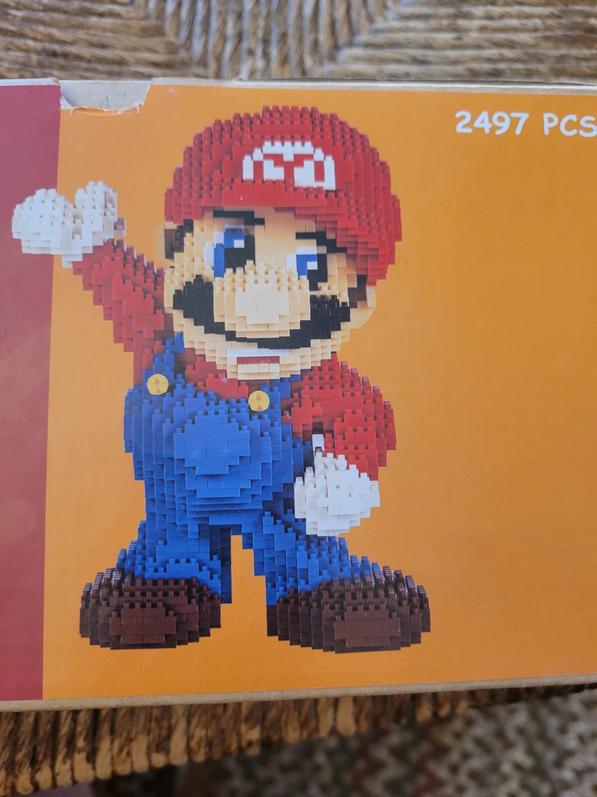 Small Particle Building Blocks Mario Character | eBay