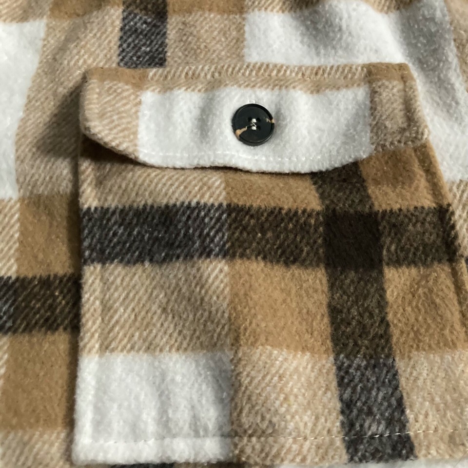 Camicia donna Beauly in flanella a quadri shacket manica lunga con ...