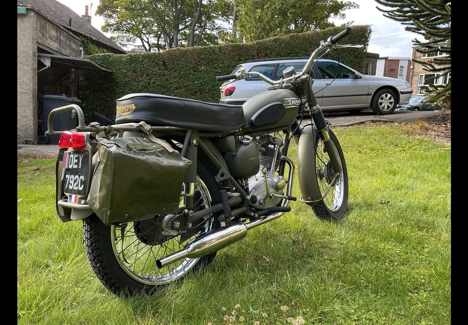Triumph Tiger Cub 1965 French Army | eBay UK