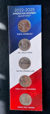 American Women Quarters 2022 Collection in US Mint Collector Coin Board ...