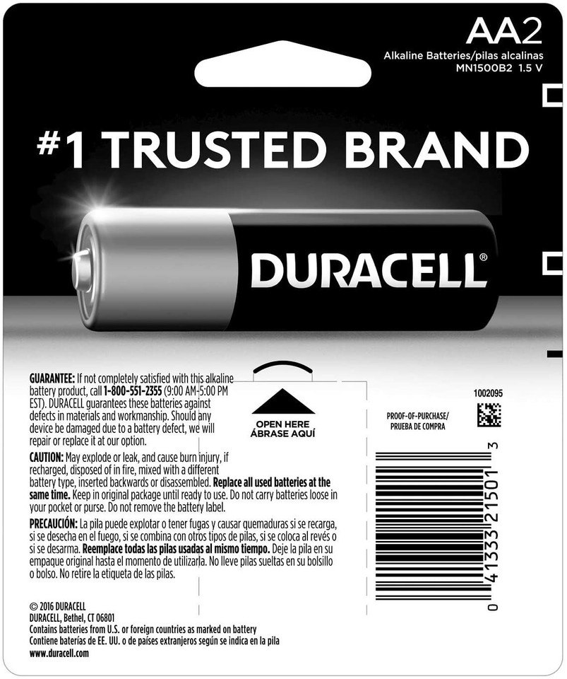 56 Pks x AA2 Duracell CopperTop AA Alkaline Battery Bulk Wholesale (1 ...