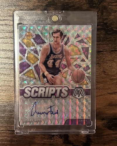 Jerry West Panini Mosaic Scripts 2020-2021 Auto No. SC-JWS | eBay