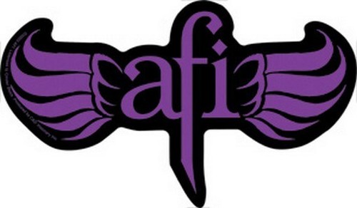 AFI STICKER - PURPLE WINGS LOGO - RARE NEW HOT Decal -F10 | eBay