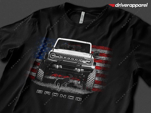 Ford Bronco Shirts & Hoodies Raptor U725 2021 Sasquatch Wildtrak | eBay