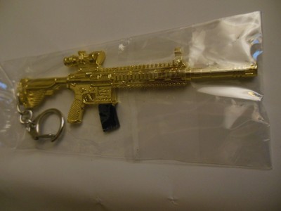 AR 15 - **Keychain**Large Size Gold Tone **Free Shipping* | eBay