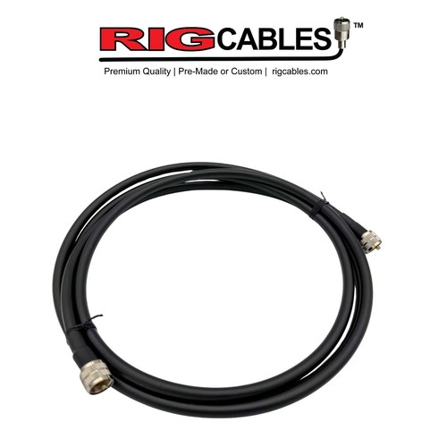 10-ft PL-259 to PL-259 400-Series Ultra Low Loss Coax Cable by Rig ...