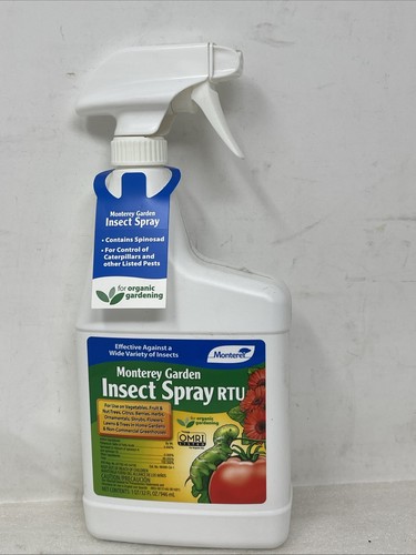 Monterey Garden Insect Spray RTU, Insecticide & Pesticide W/Spinosad ...