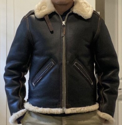 aero leather B6 jacket | eBay