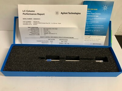 Agilent Zorbax Eclipse Plus C18-RRHD 3.0x150mm 1.8-Micron P/N: 959759 ...