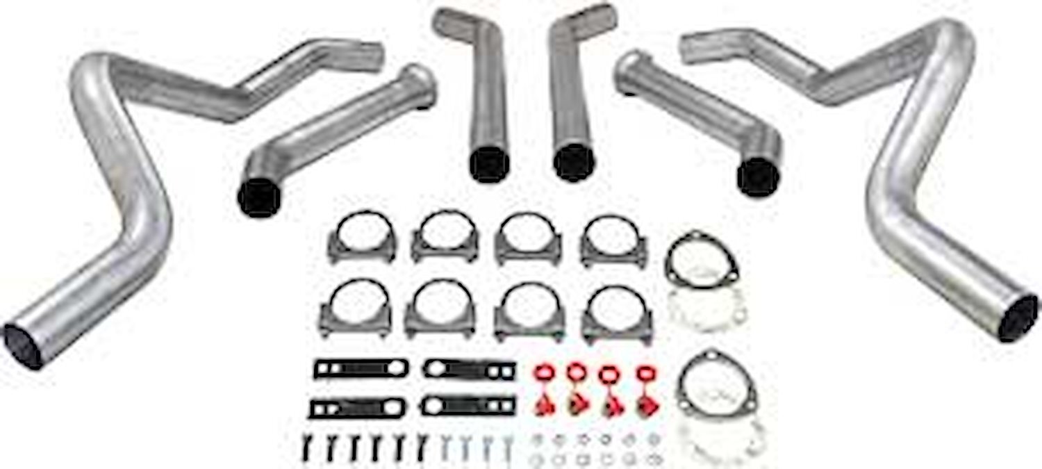 JEGS 30543 Header-Back Dual 2-1/2" Exhaust Kit | eBay