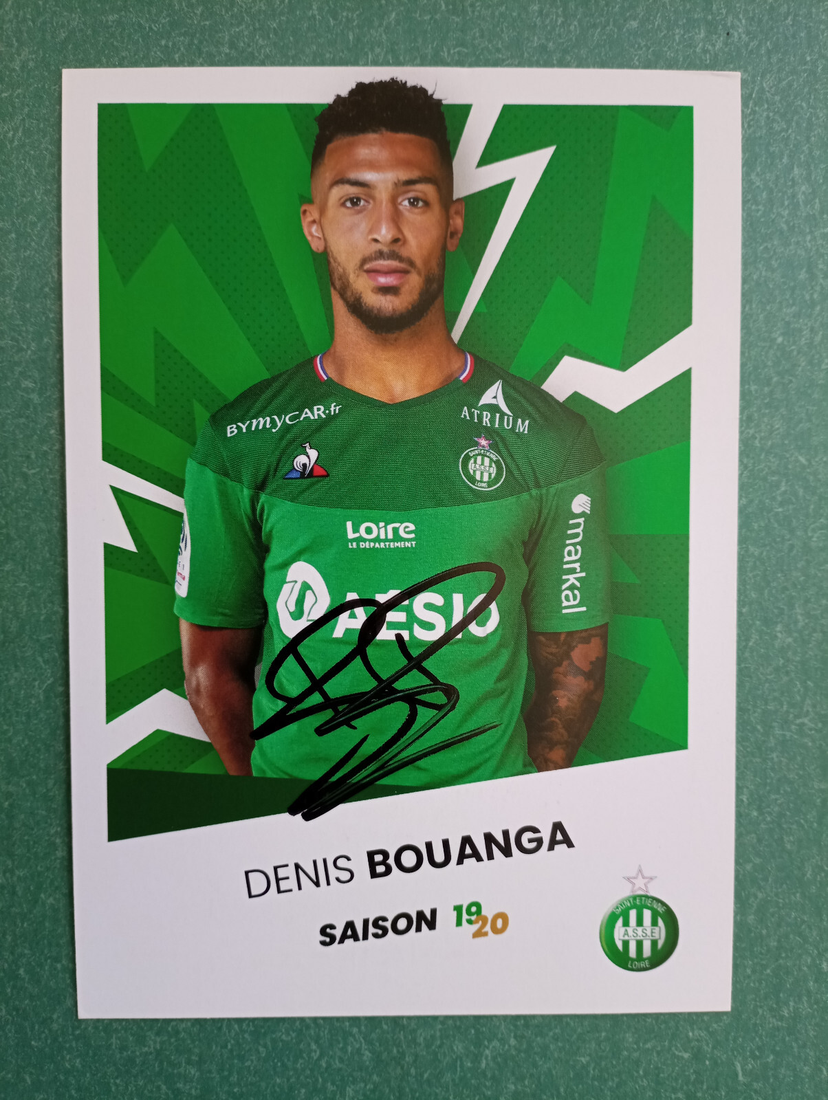U.S.A. NEW 2022 LOS ANGELES FC GABON 'A' DENiS BOUANGA-HAND SIGNED CLUB ...