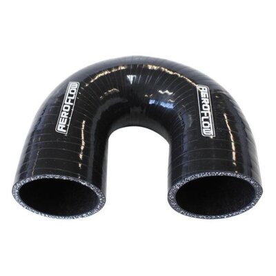 Aeroflow AF9206-250 Silicone Hose 180 Deg; Black I.D 2.50" 63mm x 100mm ...