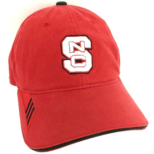 Adidas NC State Wolfpack Hat NCSU Logo Script Strap Back Baseball ...