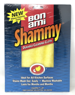 Bon Ami SHAMMY Scrub Cloth Durable Kitchen Reusable 7”x9” NEW NOS ...