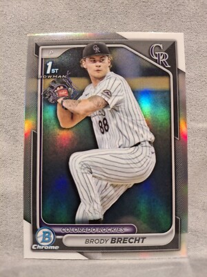 2024 Bowman Draft #BDC-39 Brody Brecht Bowman 1st Refractor - Colorado ...