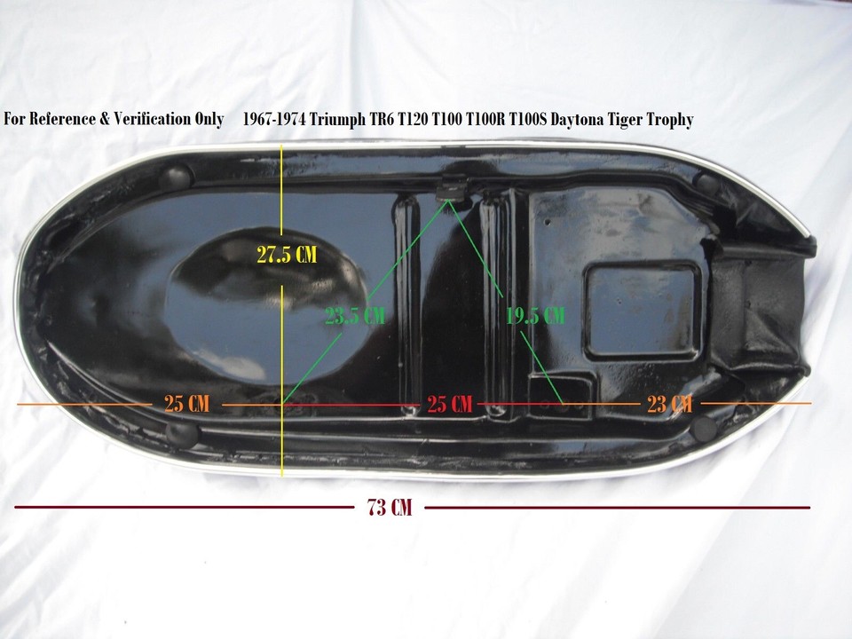1967-1975 Triumph T120 TR6 T100 R S Daytona Tiger Trophy motorcycle ...