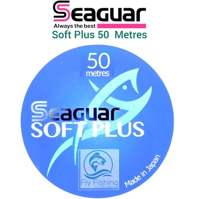 Seaguar SOFT PLUS Fluorocarbon 50 Metre Fly Fishing LEADER Line Tippet ...