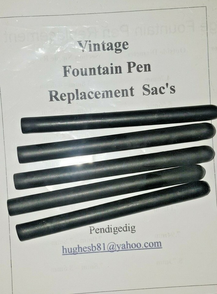 Vintage Fountain Pen Ink Sac Bladders x 5 | eBay