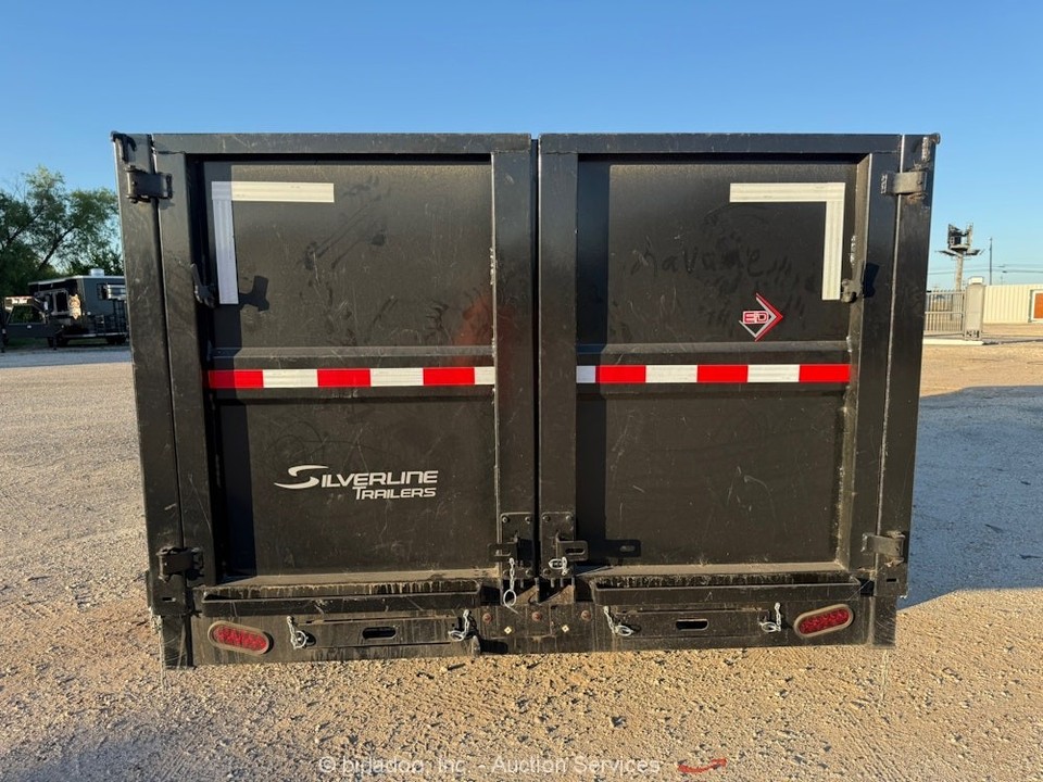 2025 Ed Silverline T/A 14' Hydraulic Dump Tilt Ramps Trailer Hauler ...