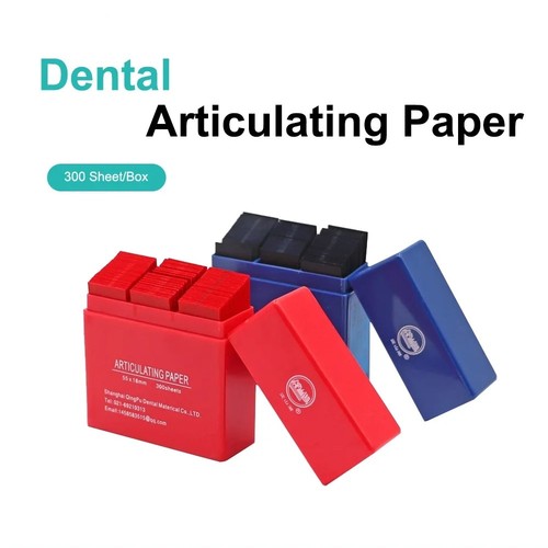 300sheets dental articulating paper double sided bite strips whitening ...