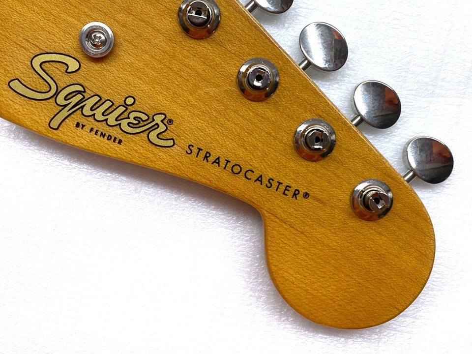 Genuine Fender Squier Strat 50s Style Vintage HEADSTOCK TINTED Classic ...