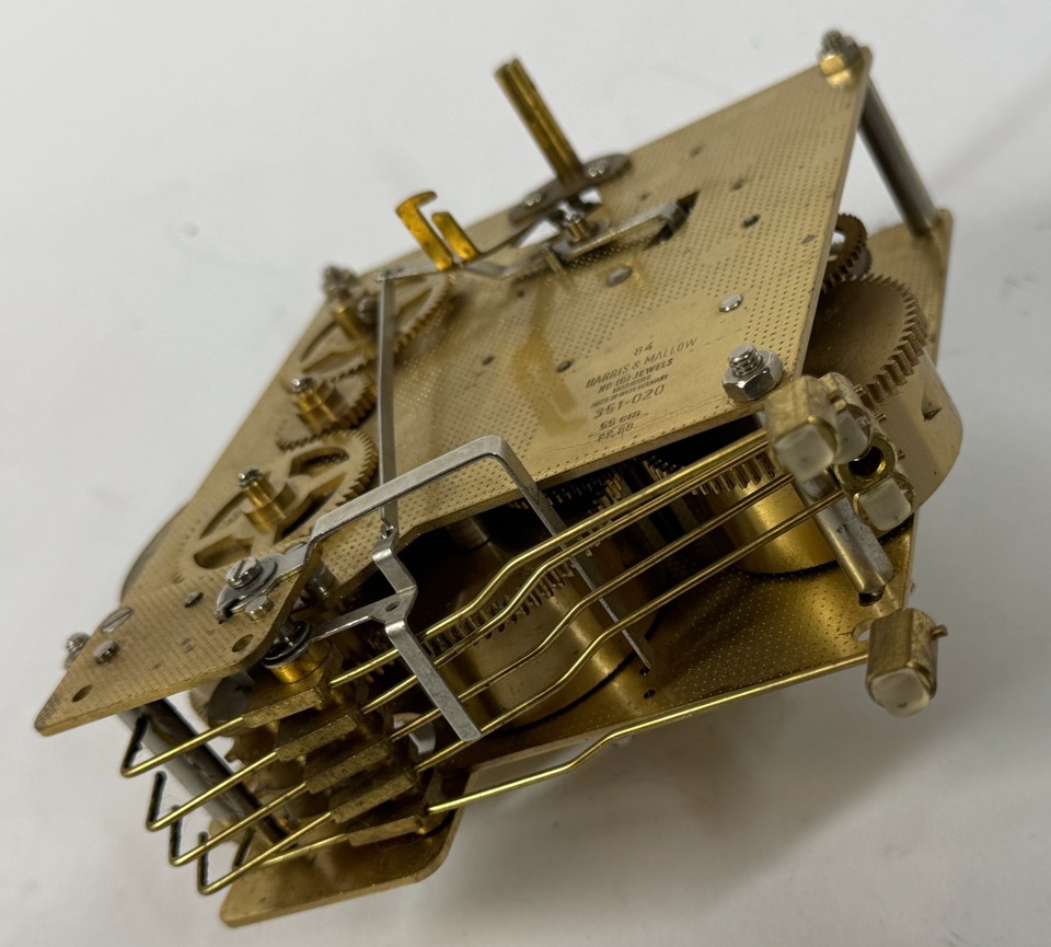 Vintage Harris & Mallow West Germany 0 Jewels 351-020 Clock Movement ...