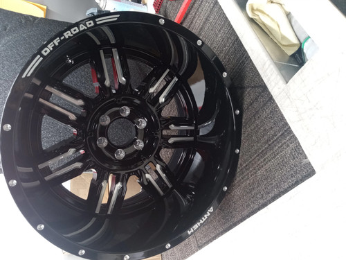 4 - Blemished 20x12 Black Milled Wheel Anthem Off-Road Equalizer 6x120 ...