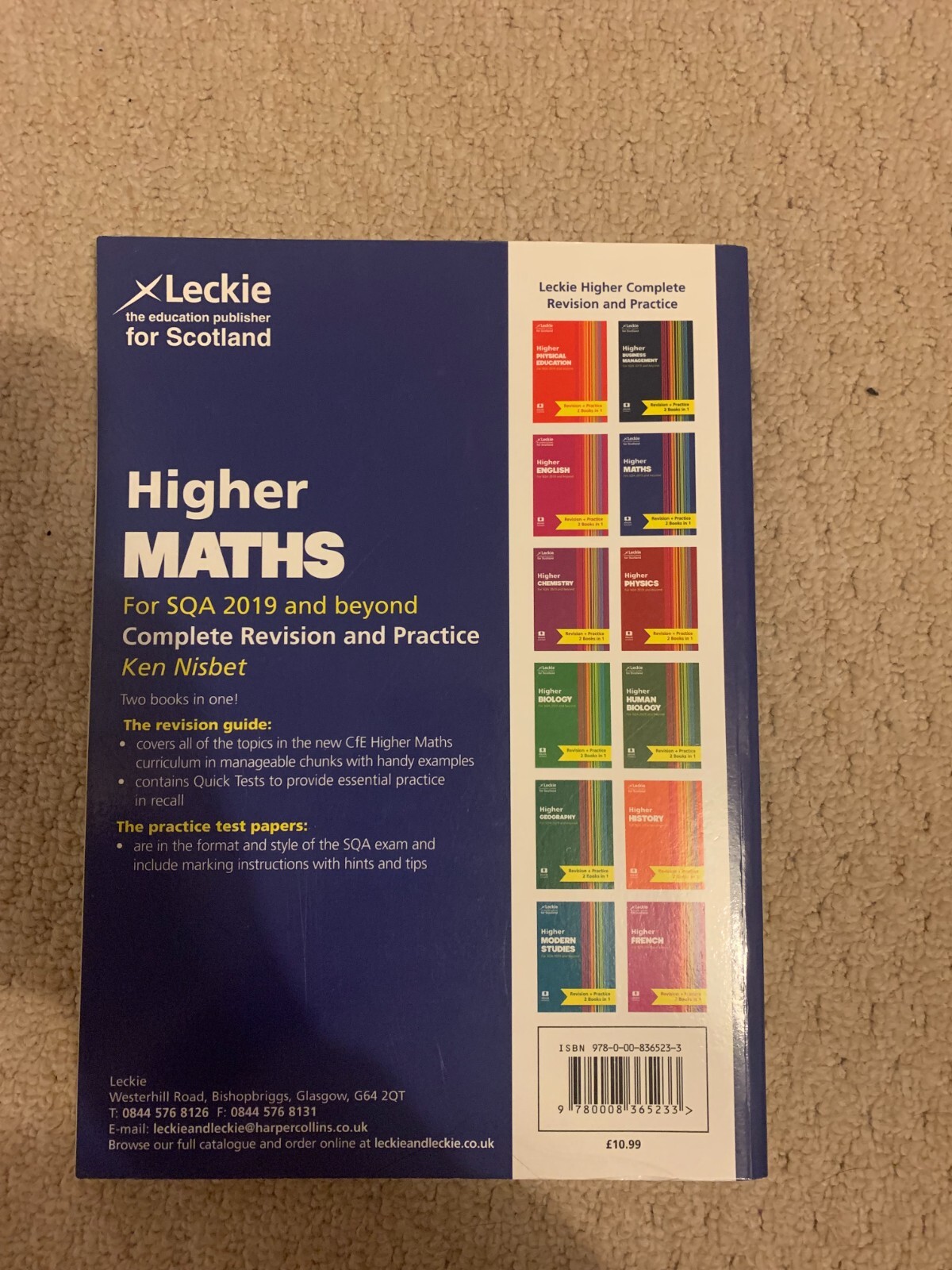 Higher Maths Complete Revision and Practice: Revise Leckie New Book ...