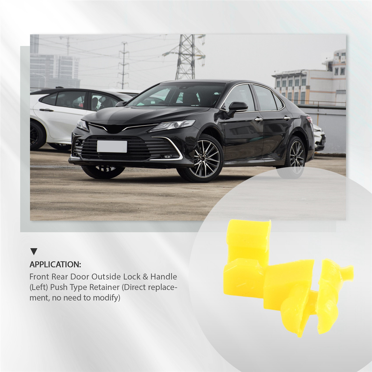 10 Door Lock 5mm Rod Clip Driver Side Handle Retainer for J8N13435 ...