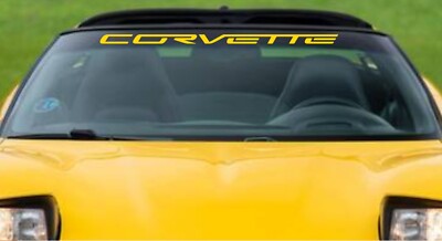 NEW - Corvette vinyl Decal for Windows & Side - 4 sizes (Fits Chevy ...