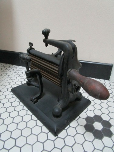 Vtg Antique M. Greenwood & Co. Universal #2 Brass Fluter Fluting Iron ...