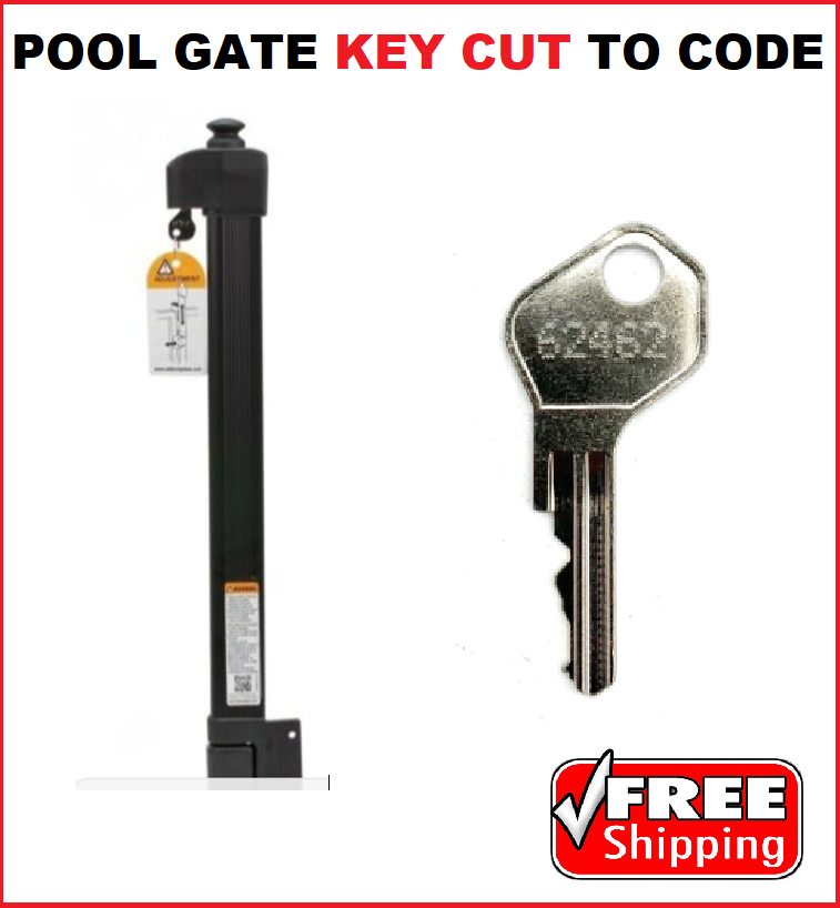 1 x Replacement key for swimming pool gates fence safety Lock key 62462 ...