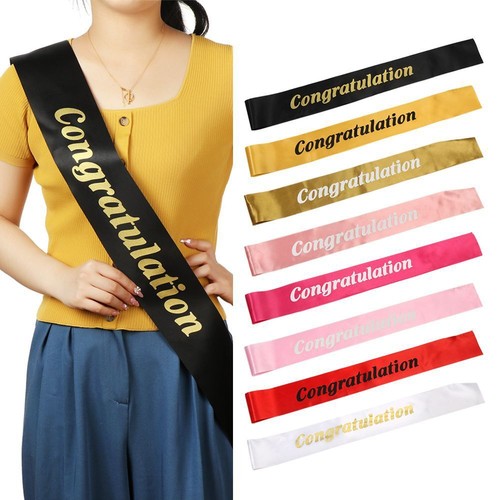 Shoulder Strap Congratulation Sash Sash Belt Decoration Party Accessory ...