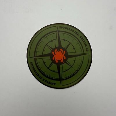 Spyderco Decal Sicker Shot Show 2025 New Green | eBay