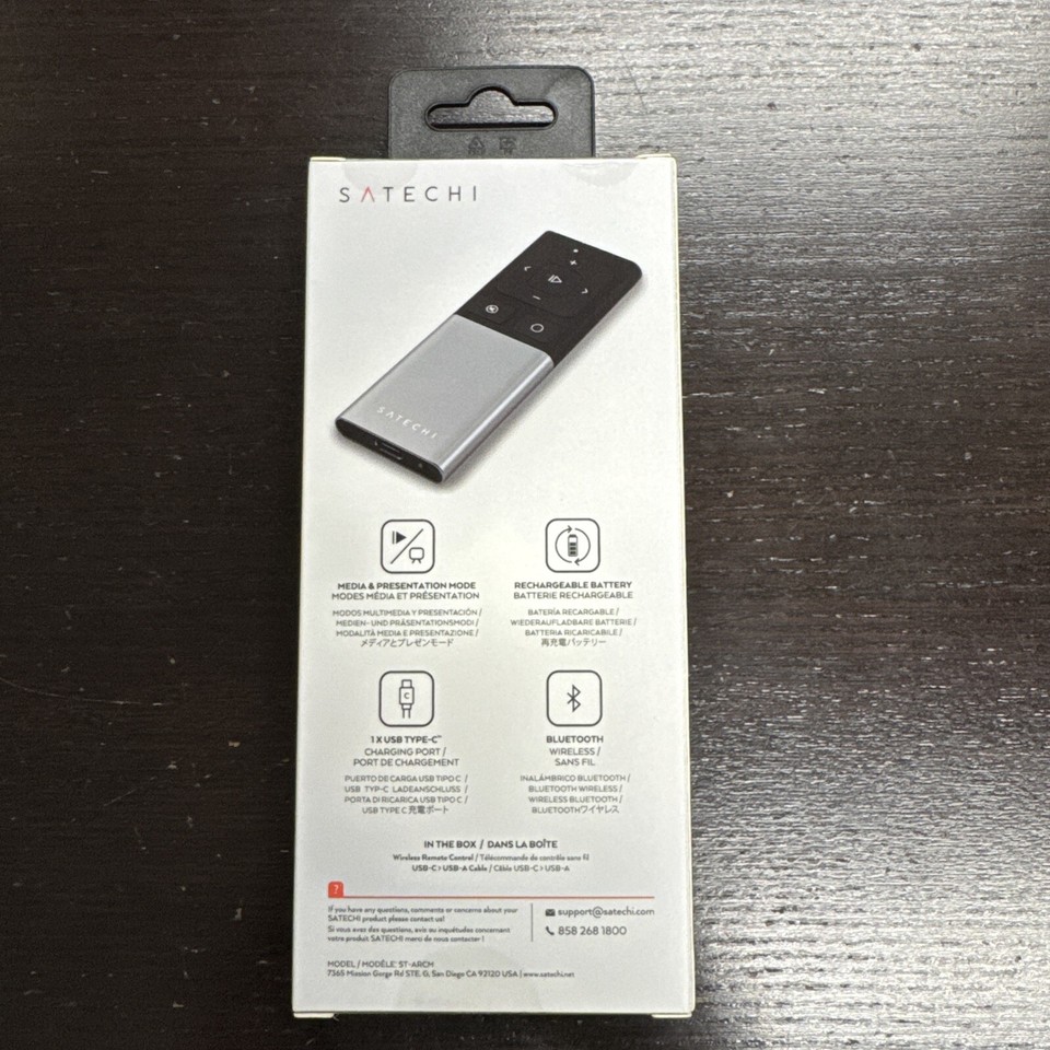 Satechi ST-ARCM R1 Bluetooth Presentation Remote Control | eBay