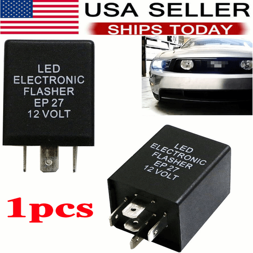 5-Pin EP27 FL27 Electronic LED Flasher Relay Fix As Turn Signal Hyper ...