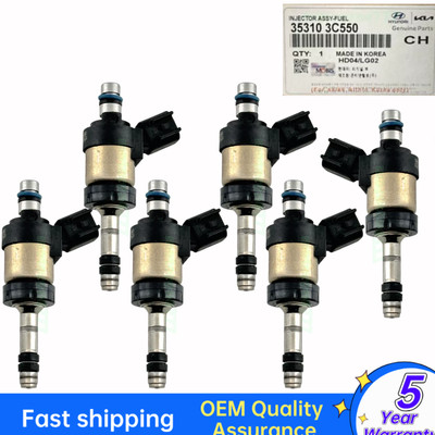 For Hyundai Kia Cadenza Sorento 2014 2015 3.3L V6 Fuel Injectors 6X ...