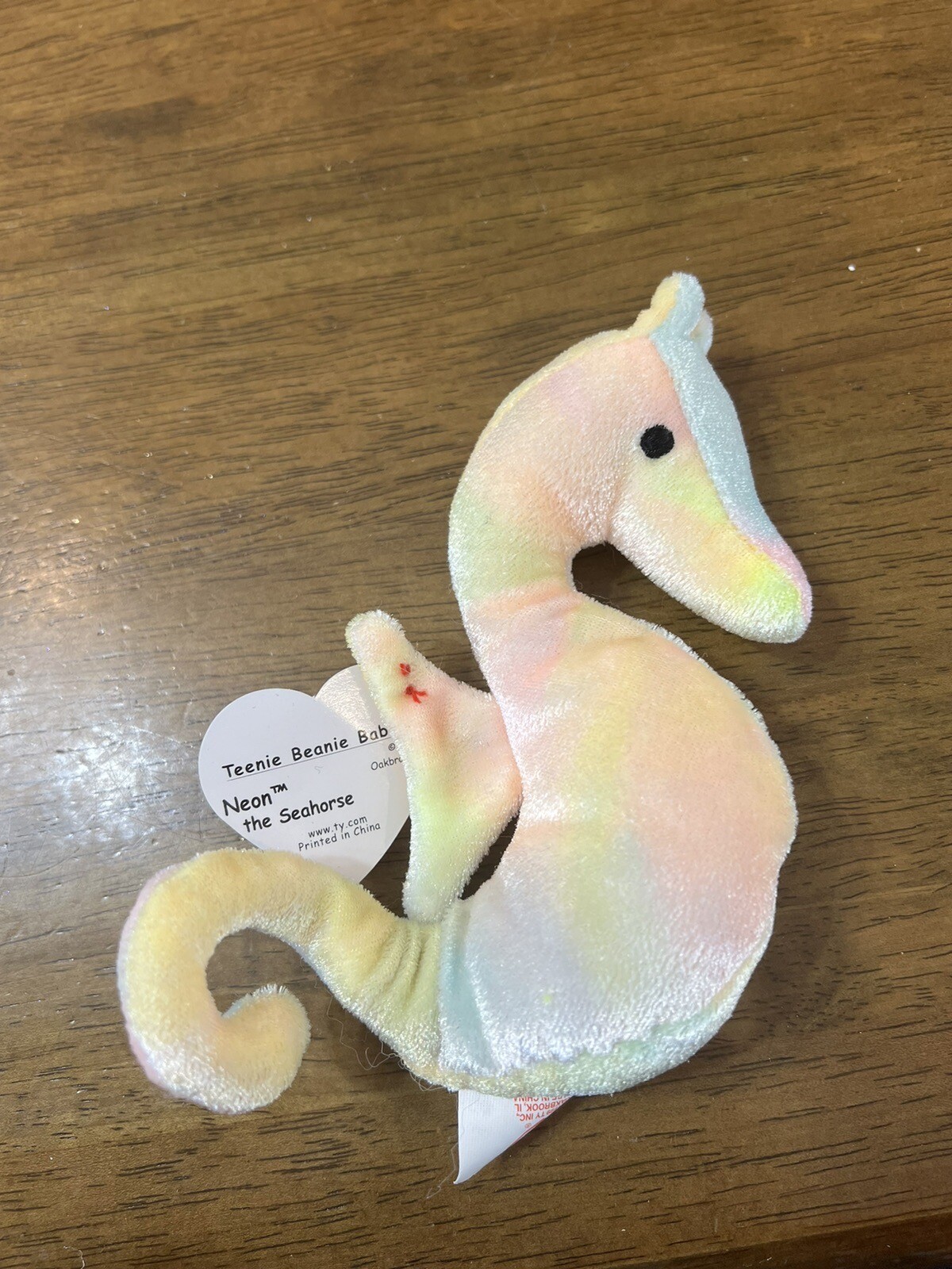 Teenie Beanie Baby Neon the Seahorse w/ Tag | eBay