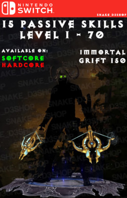Diablo 3 - Nintendo Switch - Fully Primal Modded Set - Natalya - Demon ...
