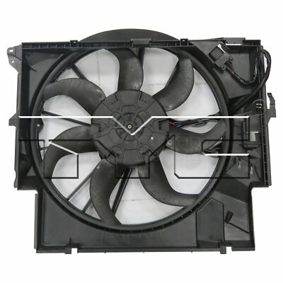 TYC Dual Radiator and Condenser Fan Assembly 623430 17425A3F109 for BMW ...