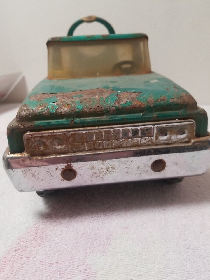 VTG Structo Ready Mix Concrete Cement Mixer Truck Green Pressed Steel ...