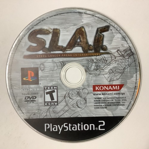 SLAI Steel Lancer Arena International PS2 Sony PlayStation 2 Disc Only ...