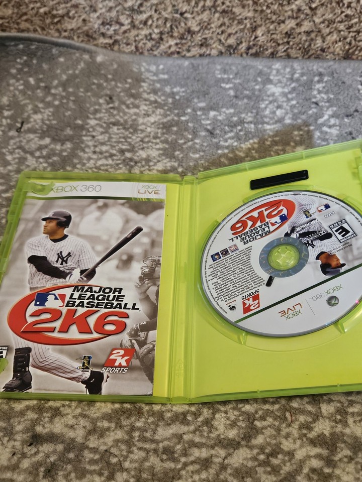Major League Baseball 2K6 - Microsoft Xbox 360 Complete TESTED AND ...