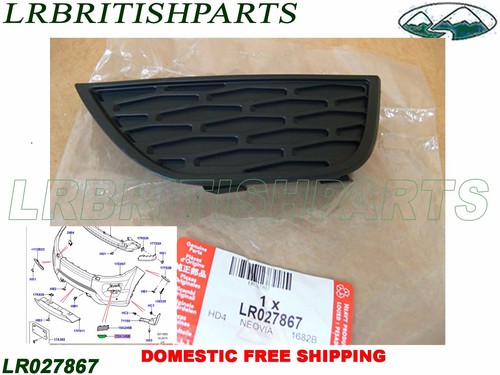 GENUINE LAND ROVER FOG LAMP LOWER BEZEL RANGE ROVER EVOQUE LH OEM NEW ...