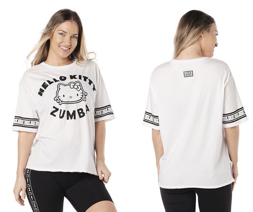 Zumba X Hello Kitty & Friends Top - White ~ sz S M L XL XXL ~New! Free ...