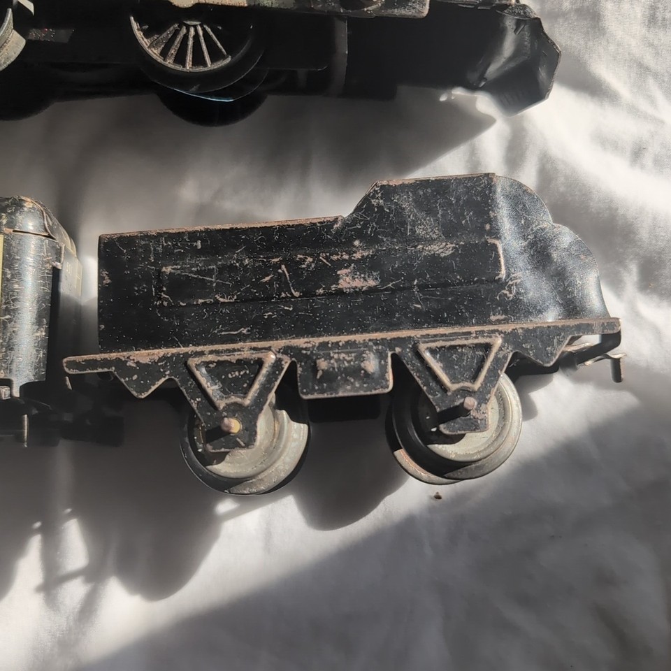 MARX O-4-O STEAM ENGINE WITH NEW YORK CENTRAL TINTENDER Lot Of 3 ...