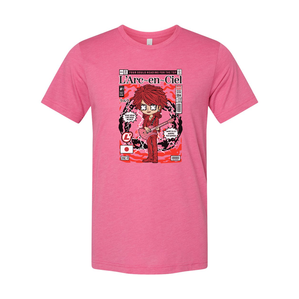 Hyde L Arc En Ciel Unisex Graphic Tee Featuring Manga Style Cover Art ...