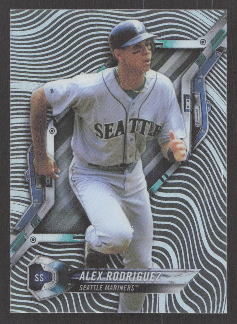 2018 Topps High Tek Alex Rodriguez Pattern 1 Waves #HT-ARD Mariners | eBay
